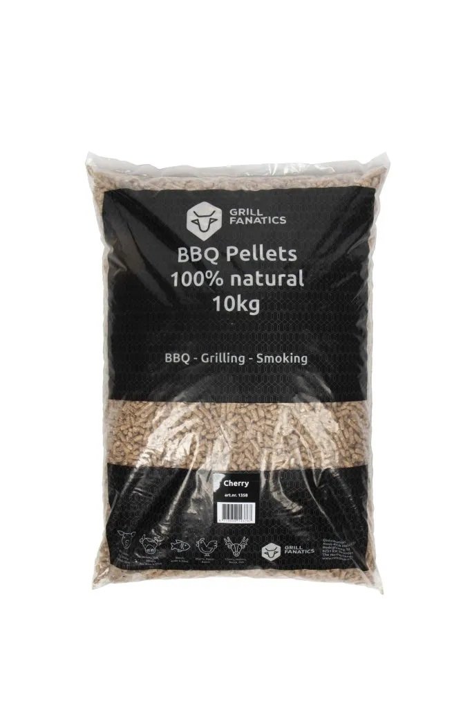 Grill Fanatics BBQ Pellets 10kg – 100% Naturlig Kirsebær - Træpiller ...